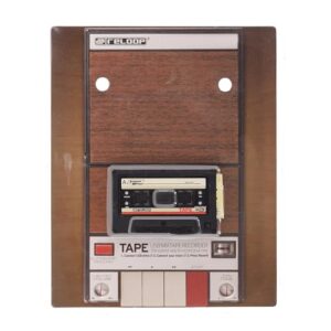 Reloop Tape - USB Tape Recorder with Retro Cassette Look, Black