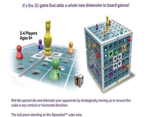 Squashed 3D Strategy Board Game