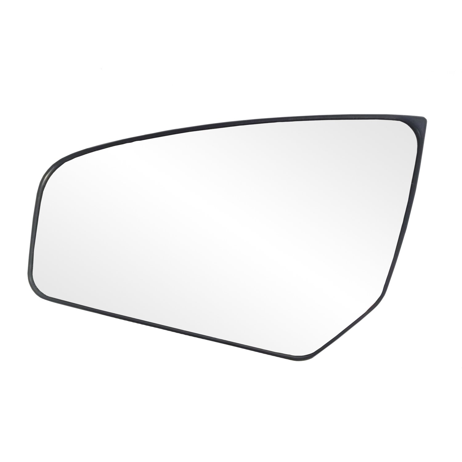 Driver Side Non-heated Mirror Glass w/backing plate, Nissan Sentra, 4 3/4" x 7 1/8" x 8 3/16"