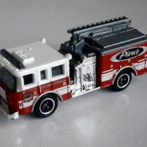 2013 Matchbox MBX Heroic Rescue Pierce Dash Fire Engine Red 100 YEARS