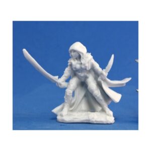 reaper deladrin, female assassin 77035 miniatures