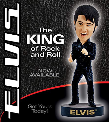 Royal Bobbles Elvis Presley ’68 Comeback Special Collectible Bobblehead Statue