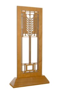 frank lloyd wright tree of life hardwood mini screen