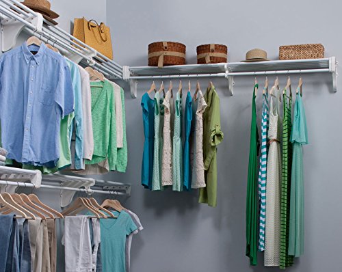 EZ Shelf Expandable Closet Kit with End Brackets