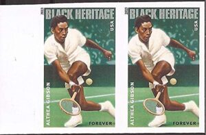 althea gibson black heritage series sheet of 20 forever postage stamps scott 4803 by usps