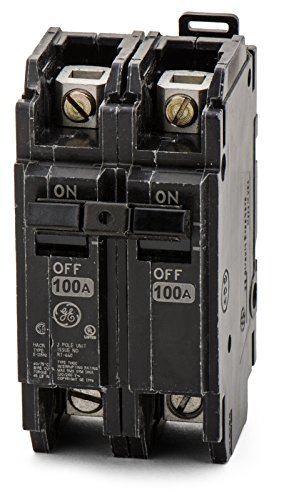 General Electric GETHQC21100WL GE THQC21100WL 2P 100A 120/240V CB, Black