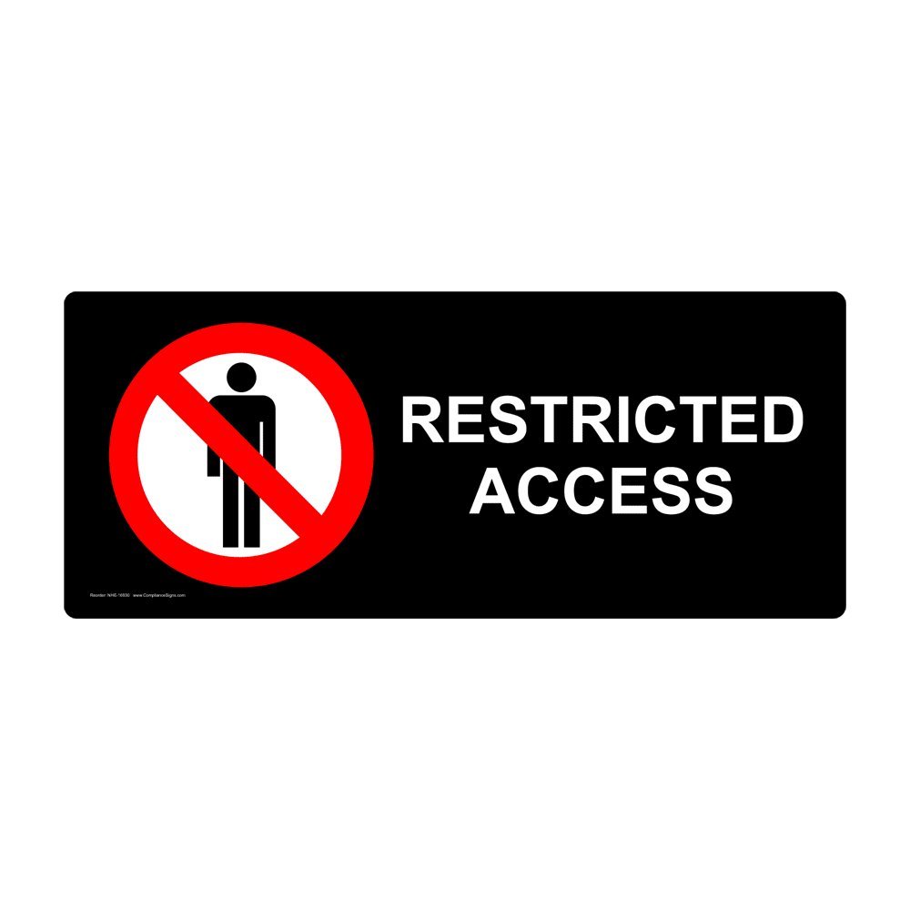 Restricted Access Label NHE-16930 Restricted Access