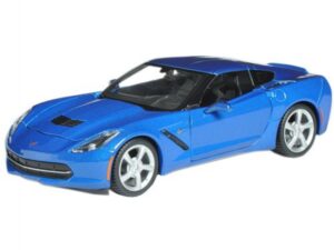 maisto 2014 chevrolet corvette c7 coupe blue 1/24 model car