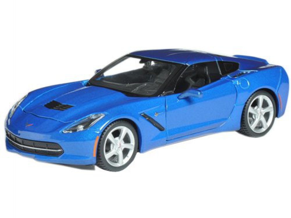 Maisto 2014 Chevrolet Corvette C7 Coupe Blue 1/24 Model Car