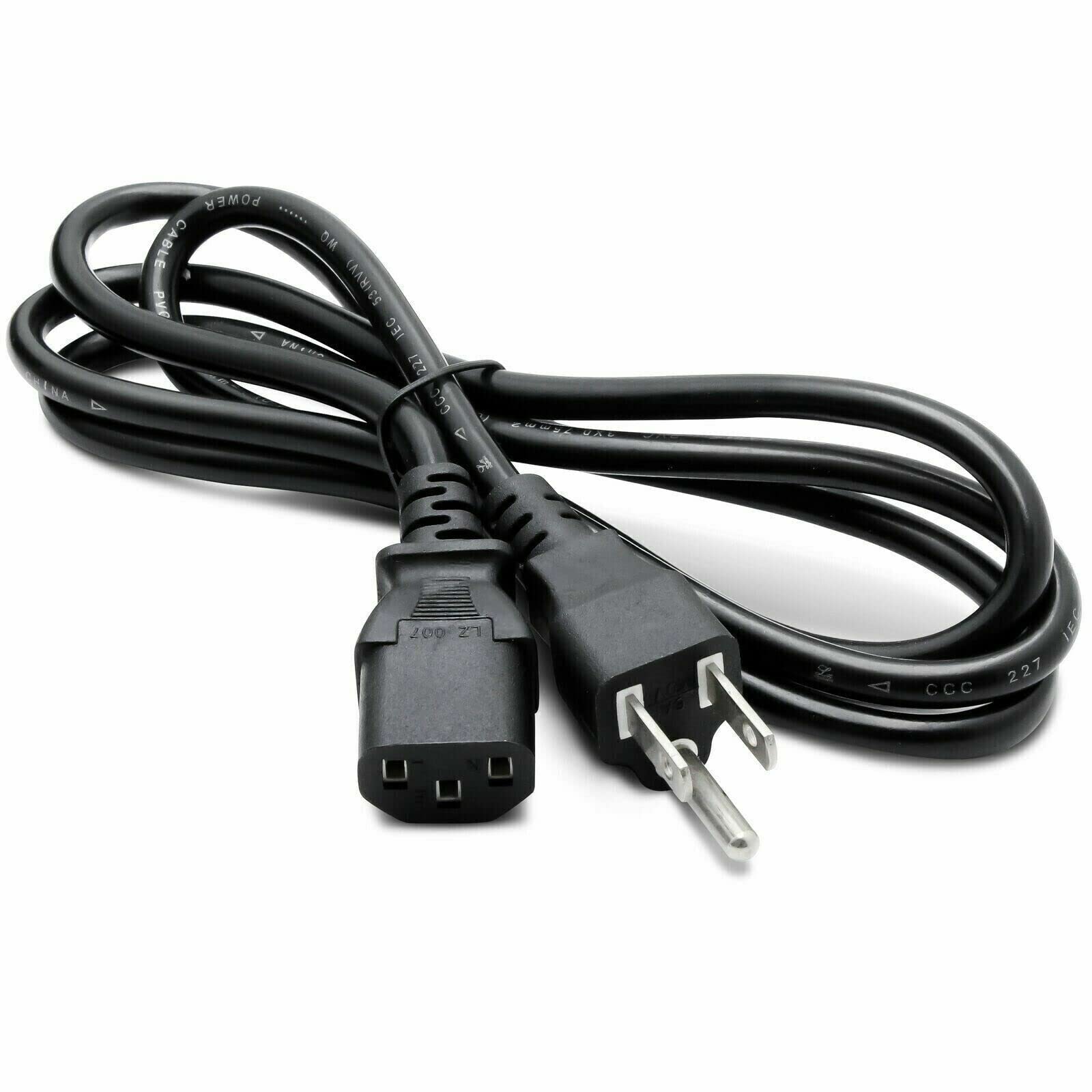 Xbox 360 3 Prong Notched Power Cable (Cord Only)