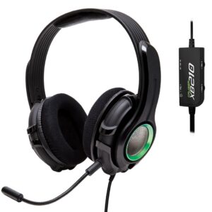 GamesterGear Cruiser XB210 Bass Quake Stereo Gaming Headset with Detachable Boom Mic for Xbox 360