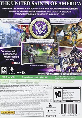 Saints Row IV Commander in Chief Edition Xbox 360 [Xbox 360]