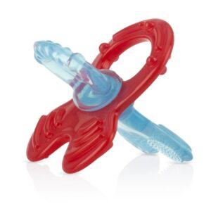 nuby chewbies silicone teether, colors may vary