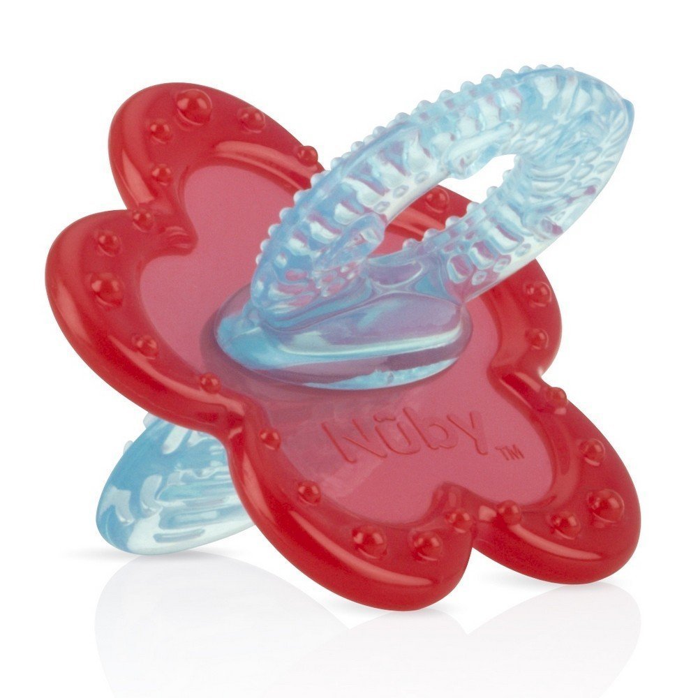 Nuby Chewbies Silicone Teether, Colors May Vary