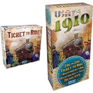 ticket to ride and usa 1910 expansion bundle