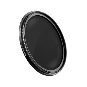 polaroid optics 58mm multi-coated variable range [nd3, nd6, nd9, nd16, nd32, nd400] neutral density fader filter nd2-nd2000 - compatible w/ all popular camera lens models