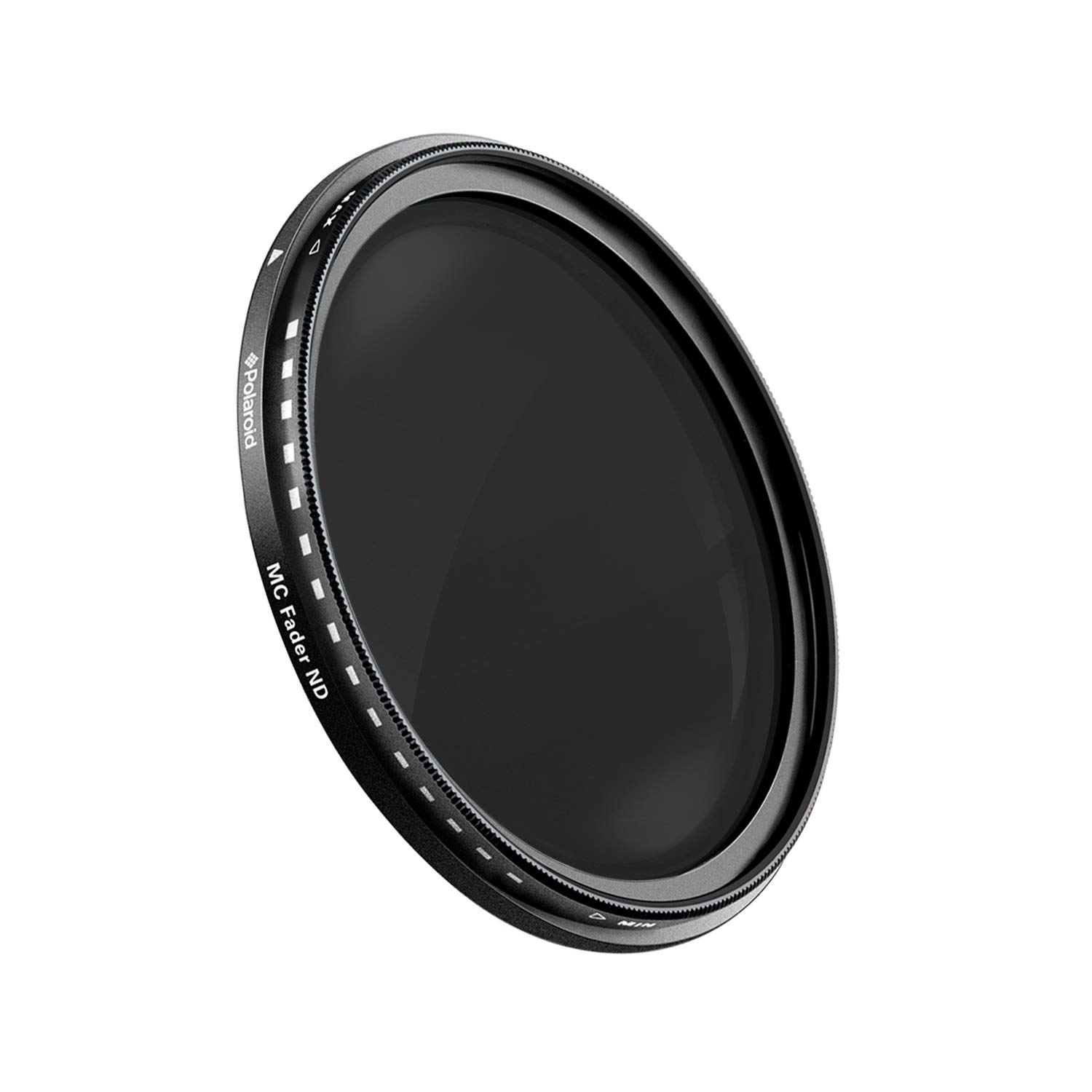 Polaroid Optics 58mm Multi-Coated Variable Range [ND3, ND6, ND9, ND16, ND32, ND400] Neutral Density Fader Filter ND2-ND2000 - Compatible w/ All Popular Camera Lens Models