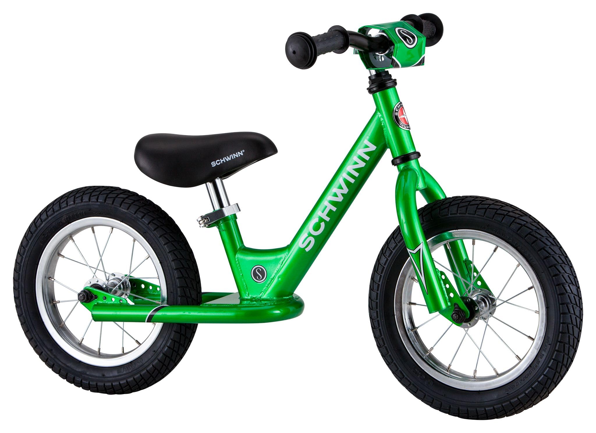 Schwinn Toddler Balance Bike, Boys and Girls, Fits Kids 28-38-Inches Tall, with 12-Inch Wheels, Beginner Rider Training, Green