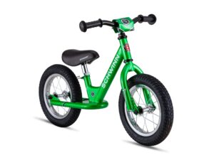 schwinn toddler balance bike, boys and girls, fits kids 28-38-inches tall, with 12-inch wheels, beginner rider training, green