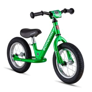 Schwinn Toddler Balance Bike, Boys and Girls, Fits Kids 28-38-Inches Tall, with 12-Inch Wheels, Beginner Rider Training, Green