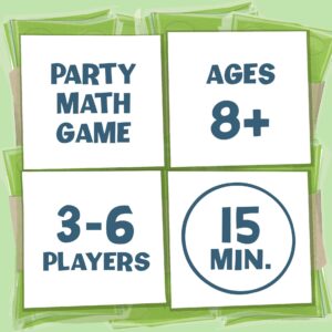 Melon Rind Clumsy Thief Money Math Game for Kids Ages 8+, Fun Educational Family Math Game, Kid's Learning Game for Confidence Building, Math Card Game for 3-6 Players Adding to 100