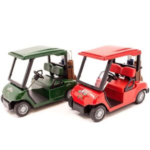 🏌️ kinsfun golf cart 4½" die cast metal model toy car green and red ⛳