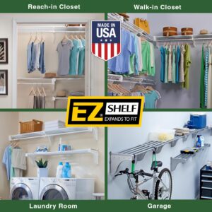 EZ Shelf Expandable Closet Kit with End Brackets