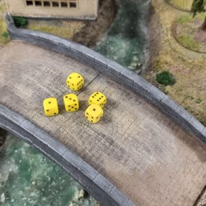 30 x Yellow Spot Dice - 10mm