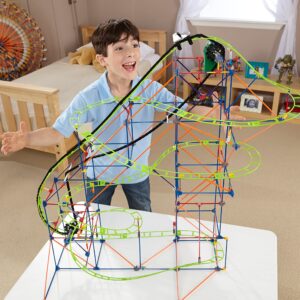 K'Nex 51438 TYPHOON FRENZY ROLLER COASTER BUILDING SET Building Kit , Gray