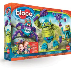 Bloco Toys Ogre & Monsters | STEM Toy | DIY Building Construction Set (280 Pieces)