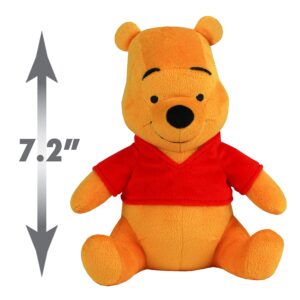 Disney Collectible 7.2-inch Winnie the Pooh Beanbag Plush, Super Soft Plush Fabric, Kids Toys for Ages 2 Up by Just Play