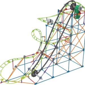 K'Nex 51438 TYPHOON FRENZY ROLLER COASTER BUILDING SET Building Kit , Gray