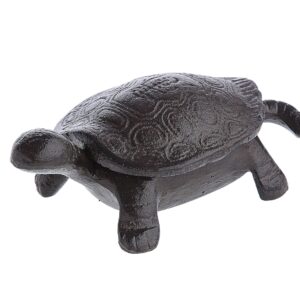 Creative Co-Op DA0940 Secret Garden Decorative Cast Iron Tortoise Box