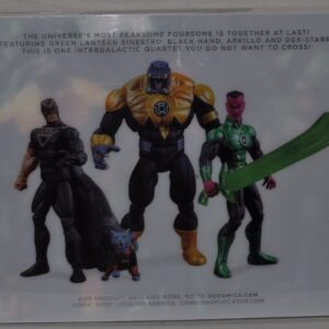 SDCC 2013 DC Comics Super Heroes Black Hand, Green Lantern Sinestro, Arkillo & Dex-Starr Action Figure 4-Pack