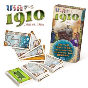 Ticket To Ride and USA 1910 Expansion Bundle