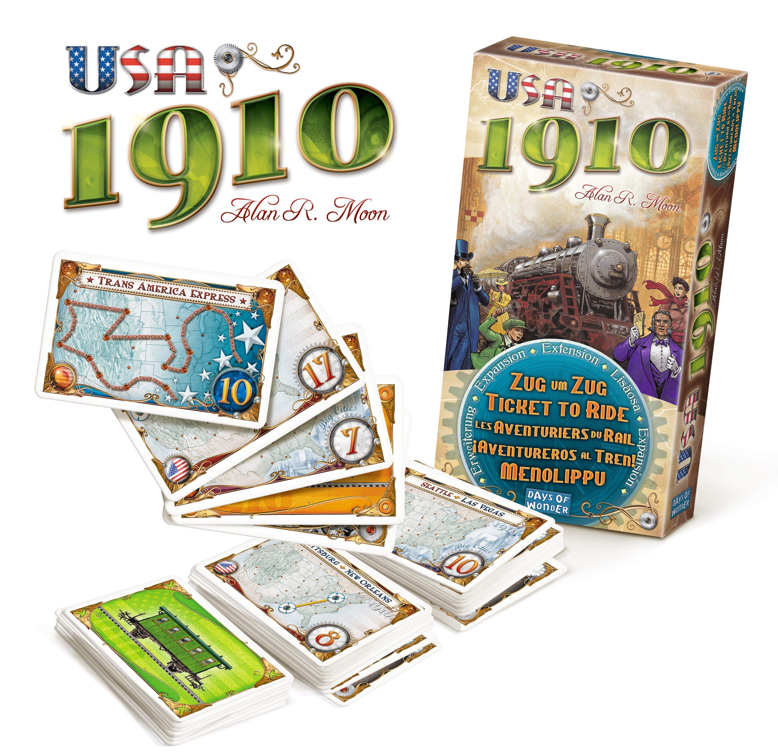 Ticket To Ride and USA 1910 Expansion Bundle