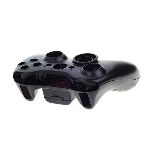 OSTENT Replacement Case Shell & Button Kit for Microsoft Xbox 360 Wireless Controller Color Black