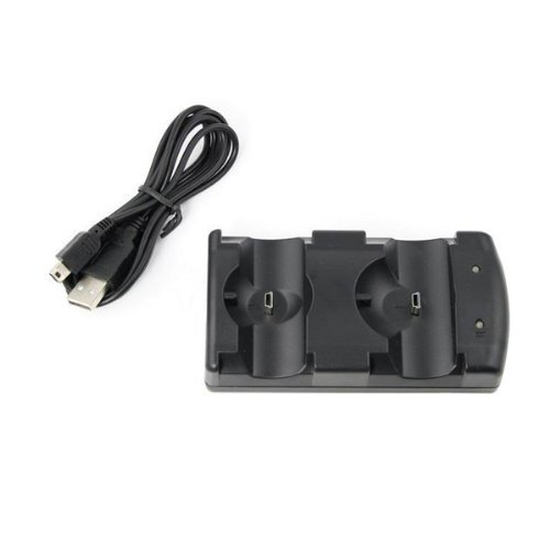 OSTENT 2 in 1 Charger Dock Station for Sony PS3 Wireless Bluetooth & PS Move Controller