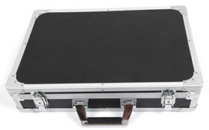 cnb pdc-410c black locking aluminum pedal case