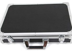 CNB PDC-410C Black Locking Aluminum Pedal Case