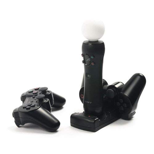 OSTENT 2 in 1 Charger Dock Station for Sony PS3 Wireless Bluetooth & PS Move Controller