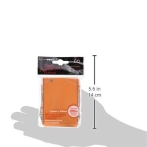 Ultra Pro Sleeves Small 60 D10 Card Game (Orange) 12921