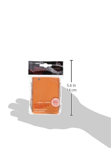 Ultra Pro Sleeves Small 60 D10 Card Game (Orange) 12921