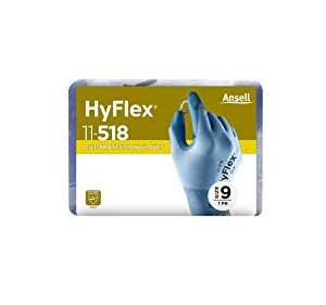 Ansell HyFlex Cut Resistant Work Gloves for Men and Women in Blue, XX-Large, 12 Pairs