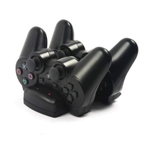 OSTENT 2 in 1 Charger Dock Station for Sony PS3 Wireless Bluetooth & PS Move Controller