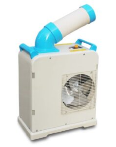 turquopower pac6000 industrial class portable spot air conditioner with top evaporator, 6130 btu/h cooling capacity, 115v, 1 phase