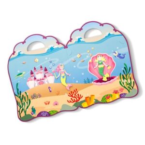 Melissa & Doug Puffy Sticker Activity Book: Mermaids - 65 Reusable Stickers - FSC Certified