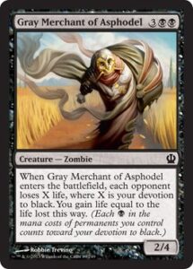 magic the gathering - gray merchant of asphodel - theros