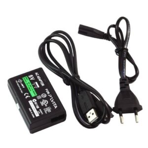 ostent eu plug ac wall power adapter usb charger charging cable cord for sony playstation ps vita psv