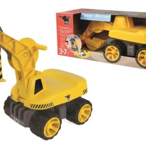 BIG Power Worker Maxi Digger Excavator Vehicle , Yellow